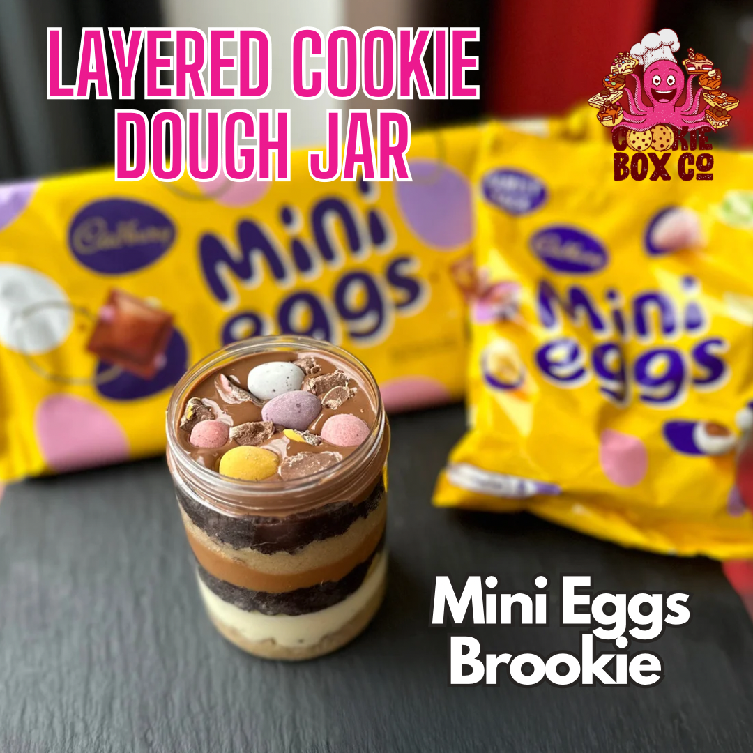 Mini Eggs Cookie Dough Jar – Cookie Box Co