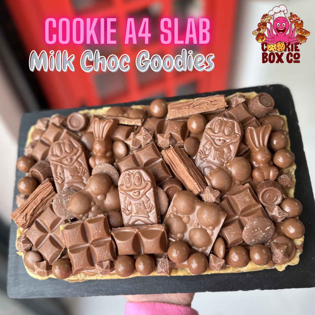 Milk Choc Madness A4 Slab – Cookie Box Co