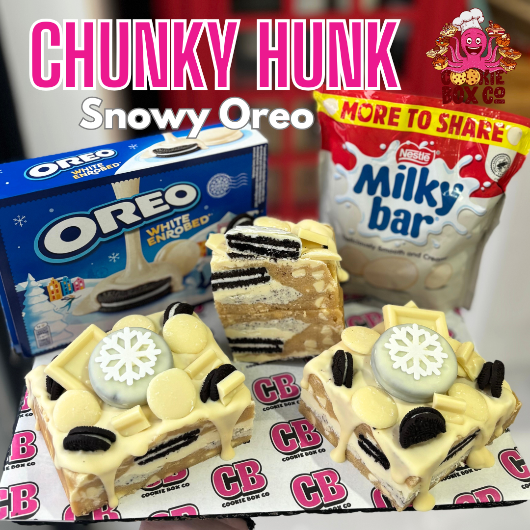 Snowy Oreo Chunky Hunk – Cookie Box Co