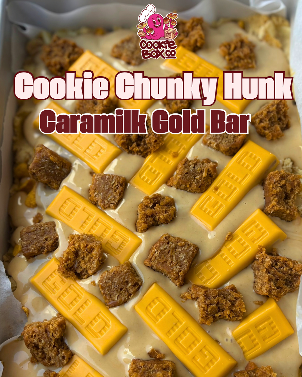 Caramilk Blondie Gold Bar – Cookie Box Co