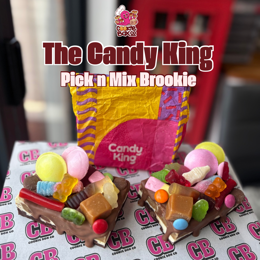 The Candy King 👑 Pick n Mix Brookie – Cookie Box Co