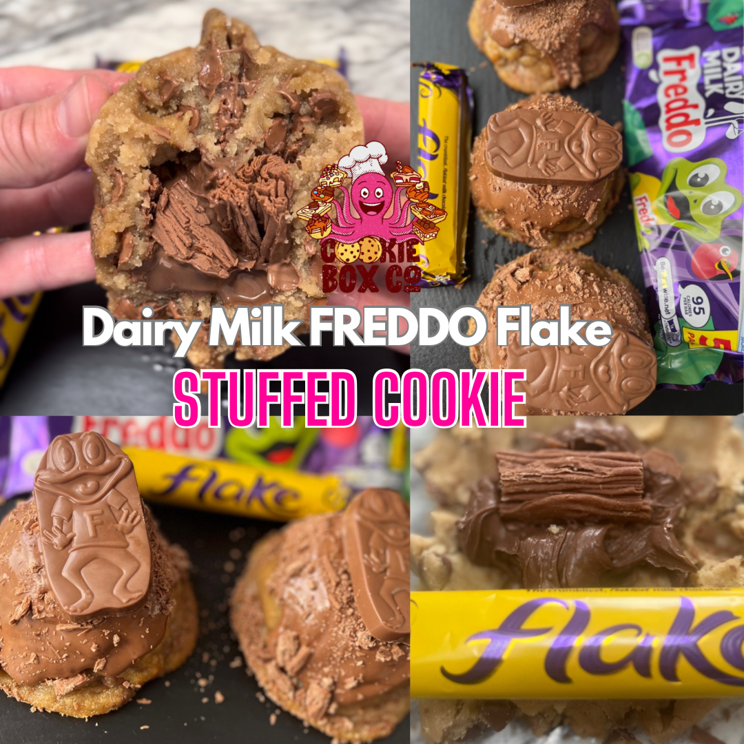 Flake Dairy Milk Stuffed Cookie – Cookie Box Co