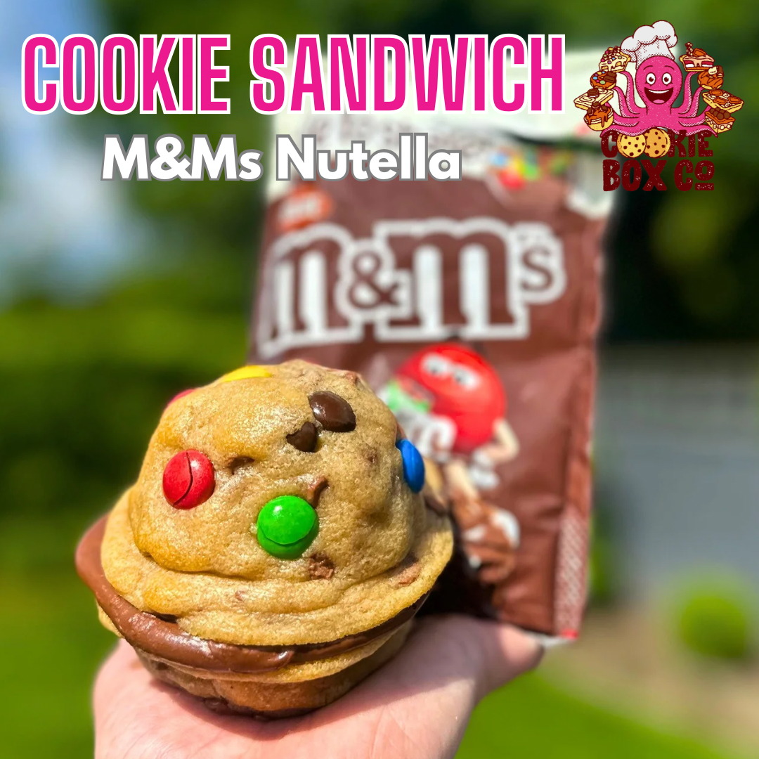 M&M Cookie Sandwich – Cookie Box Co