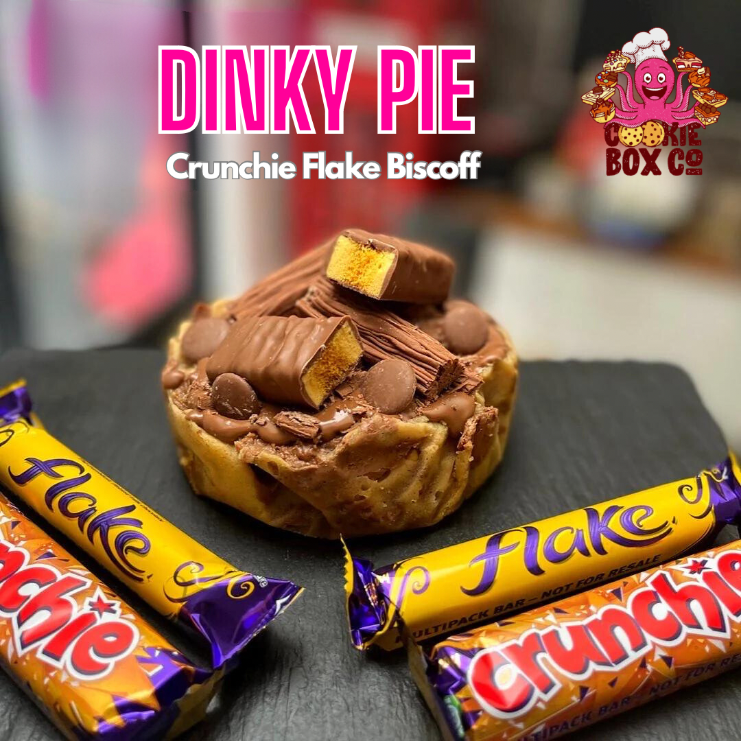 Flake Crunchie Dinky Pie – Cookie Box Co
