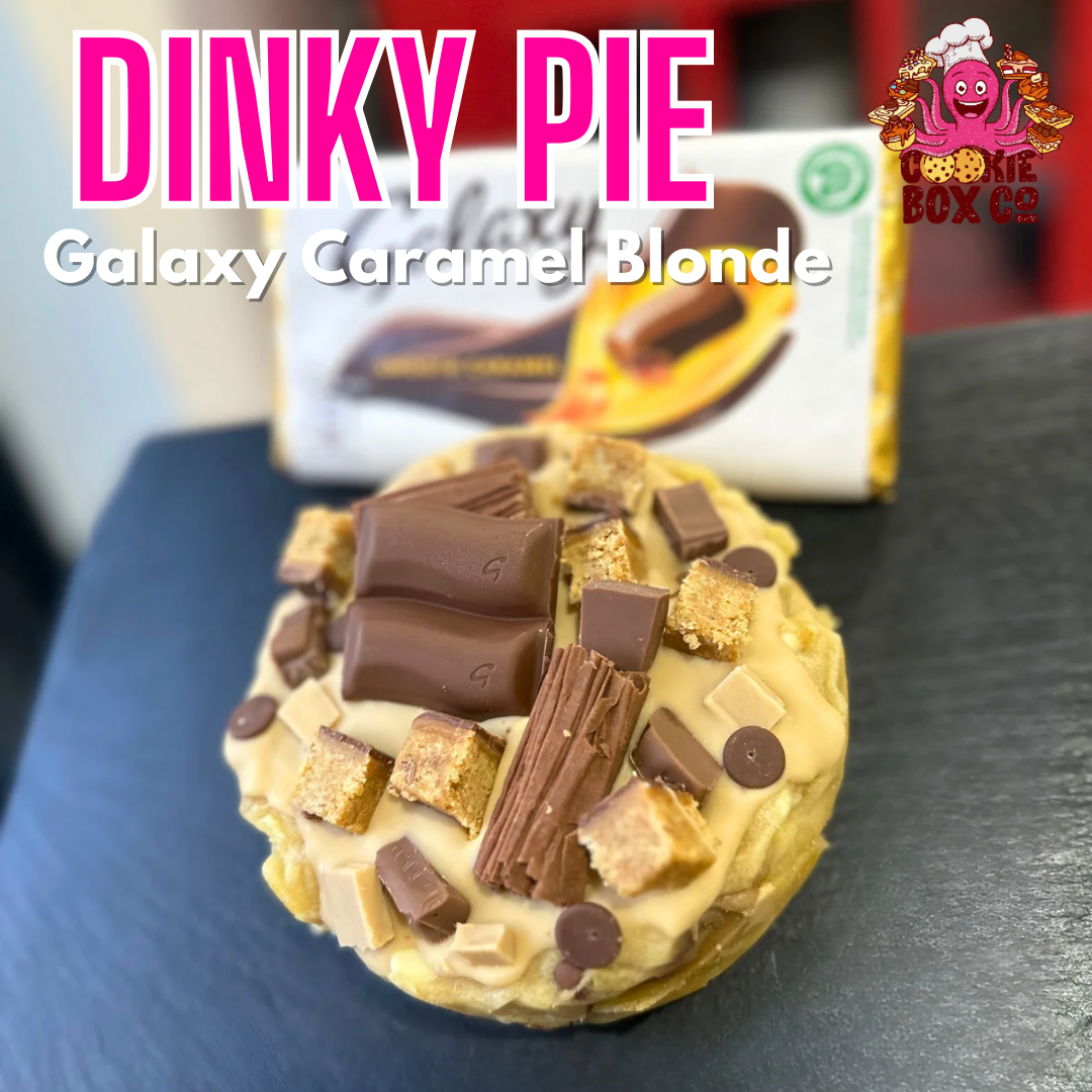 Galaxy Caramel Blonde Dinky Pie – Cookie Box Co