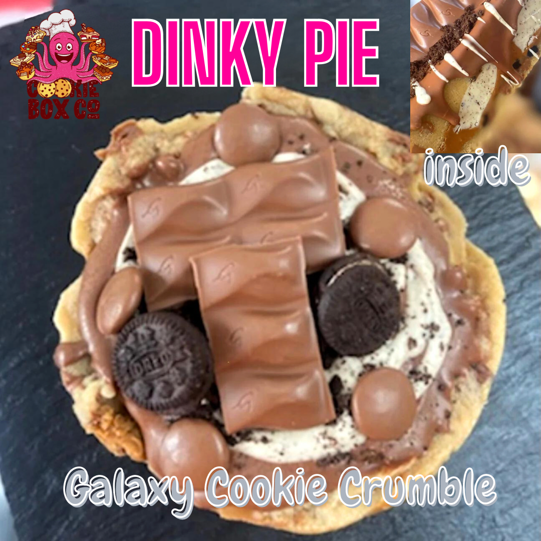 Galaxy Cookie Crumble Dinky Pie – Cookie Box Co