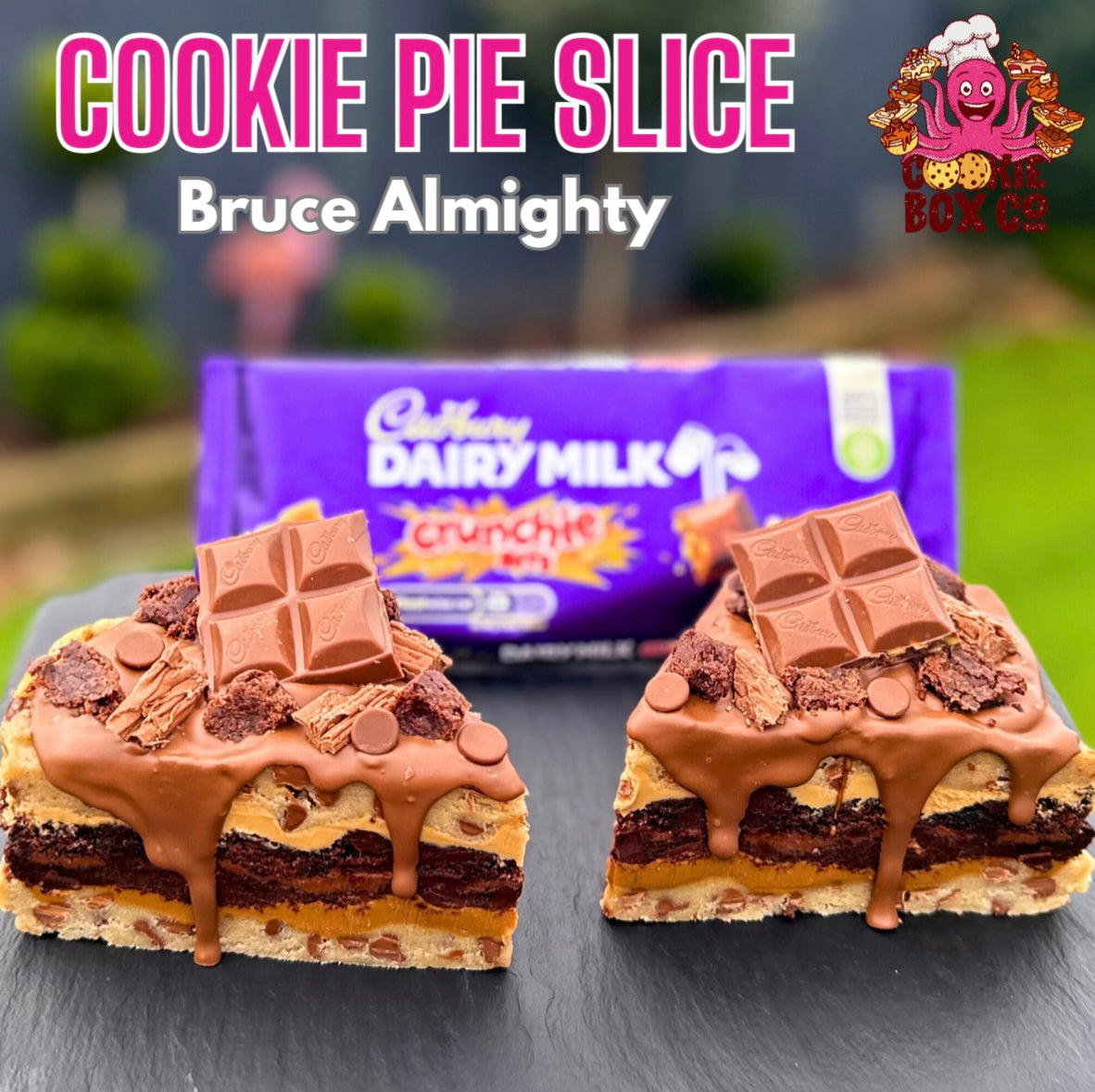 Bruce Almighty Fudge Cake Slice – Cookie Box Co