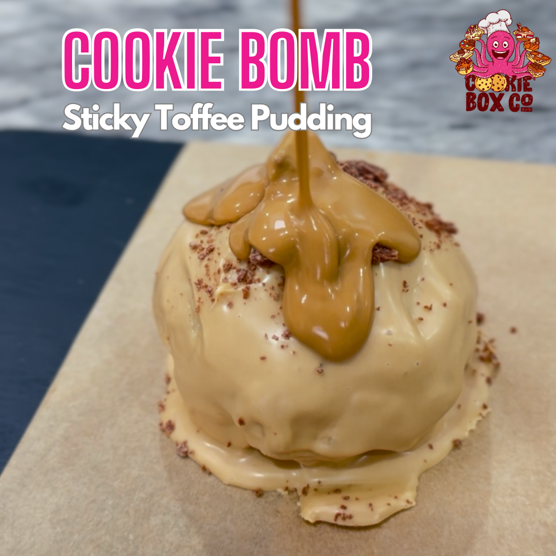 Sticky Toffee Pudding Cookie Dough Bomb – Cookie Box Co