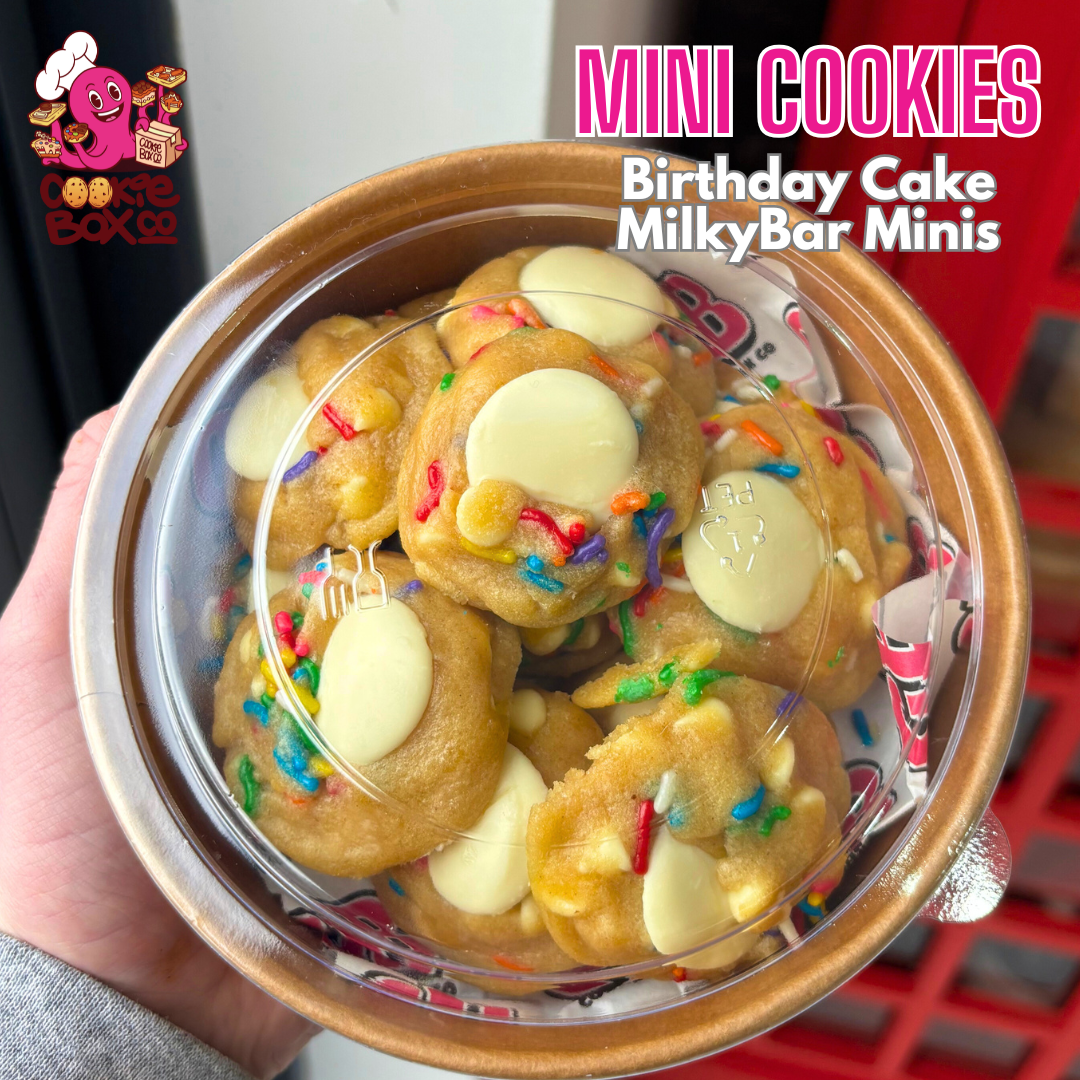 Birthday Cake Sprinkles Mini Dunkers – Cookie Box Co