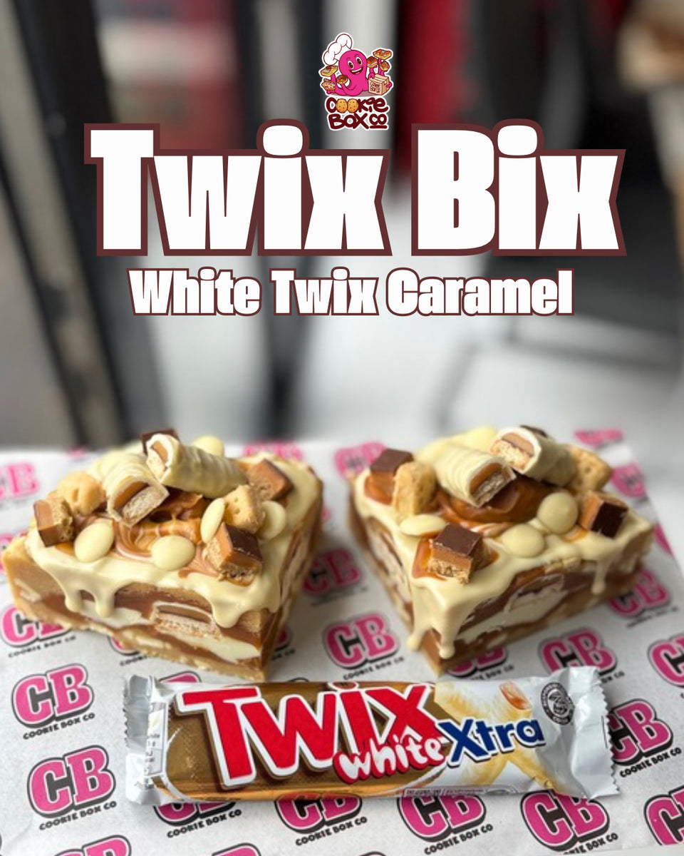 Twix Bix White Twix Caramel – Cookie Box Co
