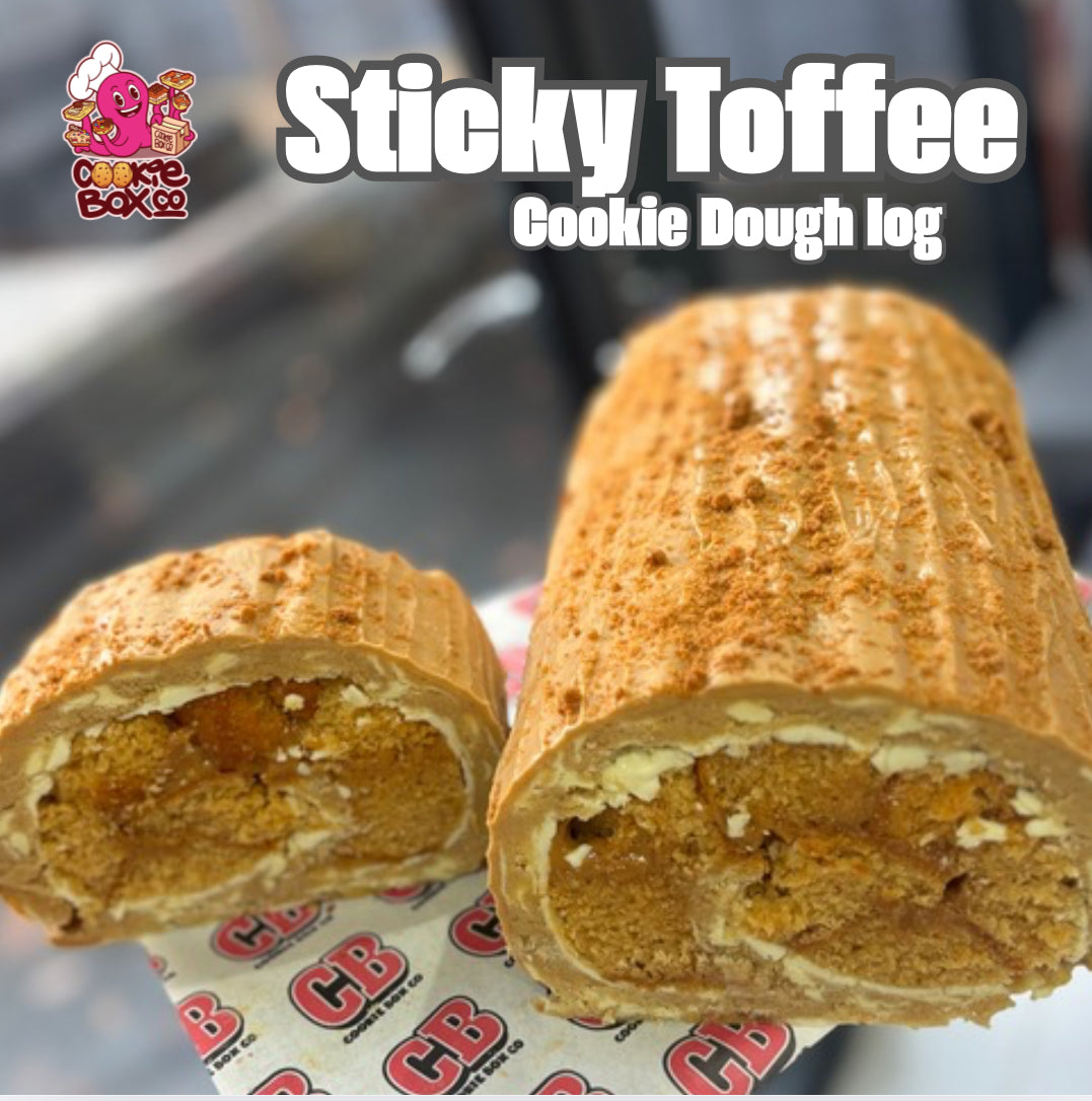 Sticky Toffee Log – Cookie Box Co