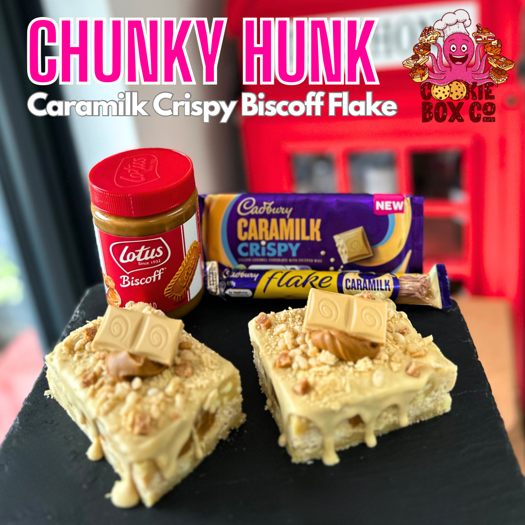 Caramilk Crispy Biscoff Flake Chunky Hunk – Cookie Box Co