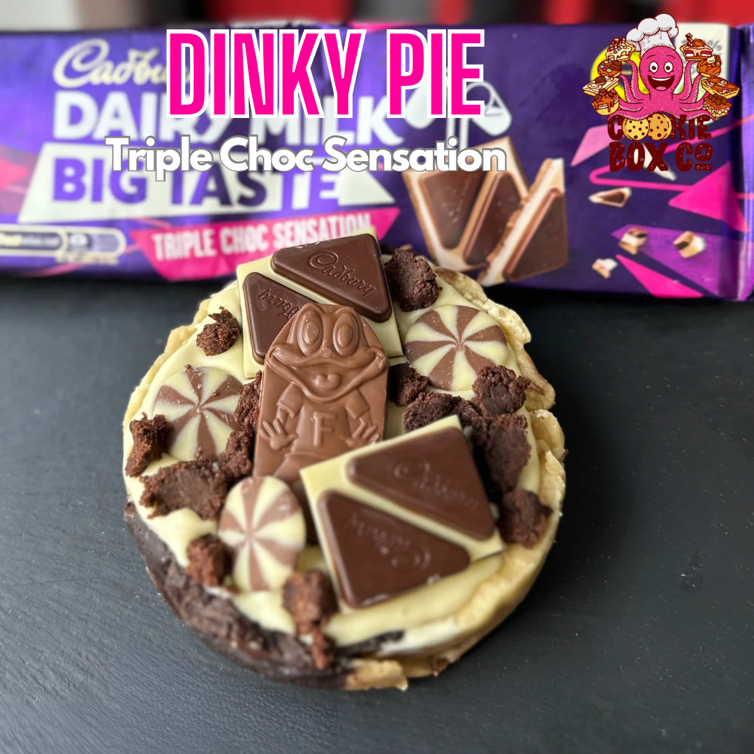 Triple Choc Brownie Dinky Pie – Cookie Box Co