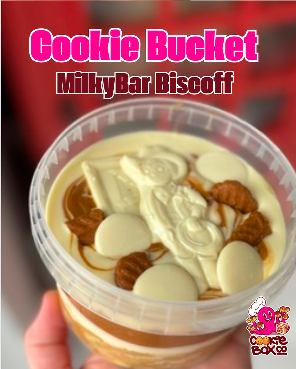 MilkyBar Biscoff Bucket – Cookie Box Co