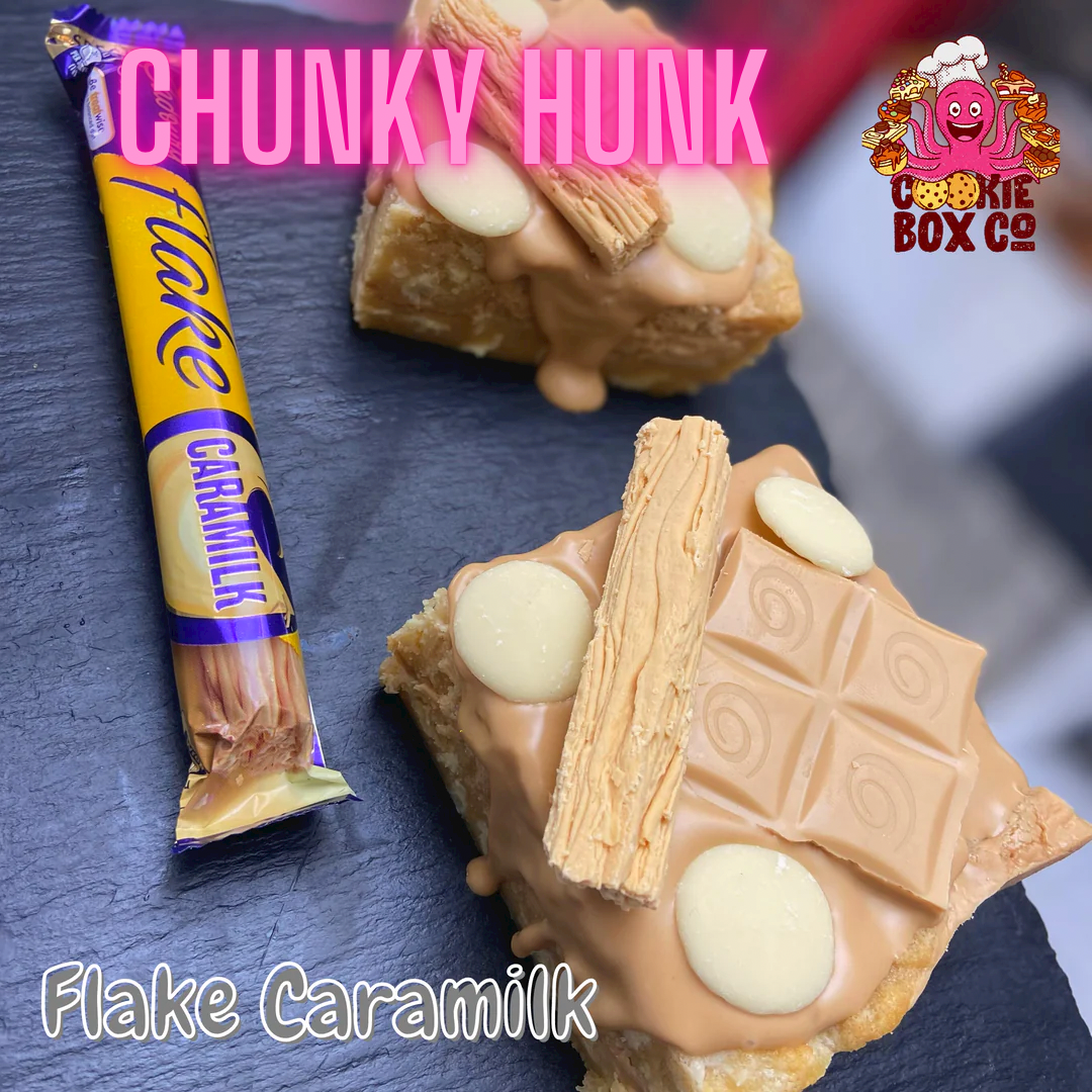 LIMITED EDITION -Caramilk Flake Chunky Hunk – Cookie Box Co