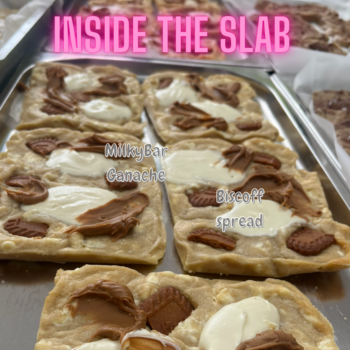 MilkyBar Biscoff Caramac A5 Slab – Cookie Box Co