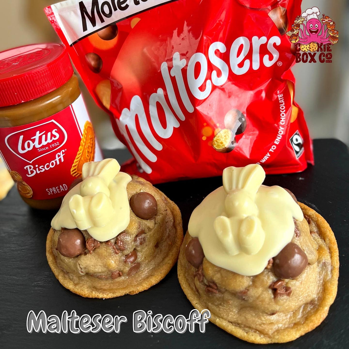 Biscoff Malteser Cookie – Cookie Box Co