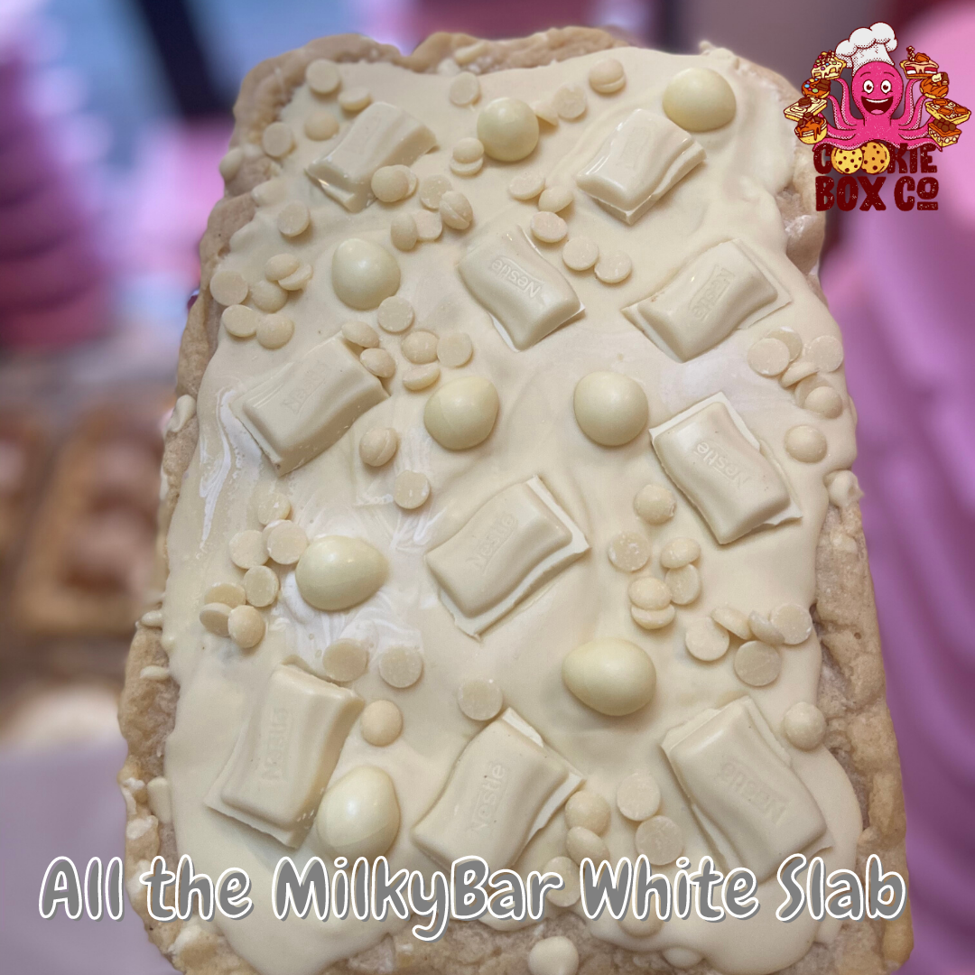 White Chocolate Slab – Cookie Box Co