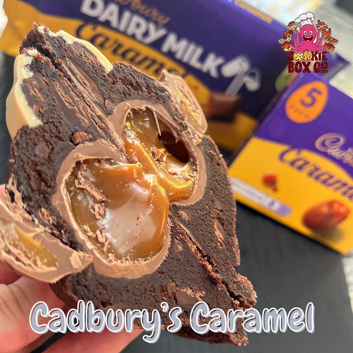 Cadburys Caramel Cookie – Cookie Box Co