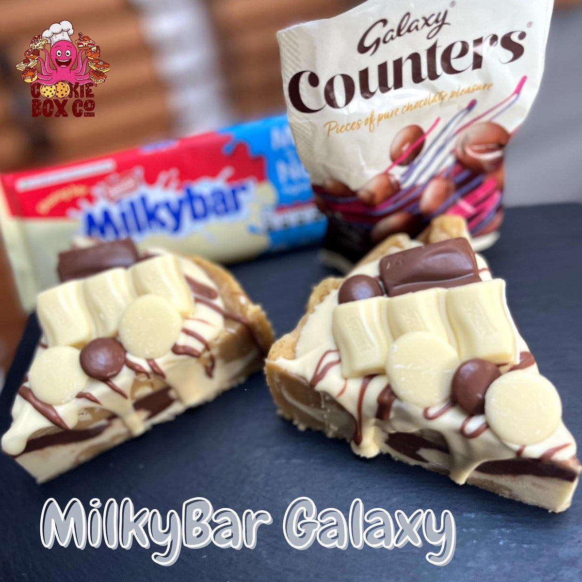 MilkyBar Galaxy Pie Slice – Cookie Box Co