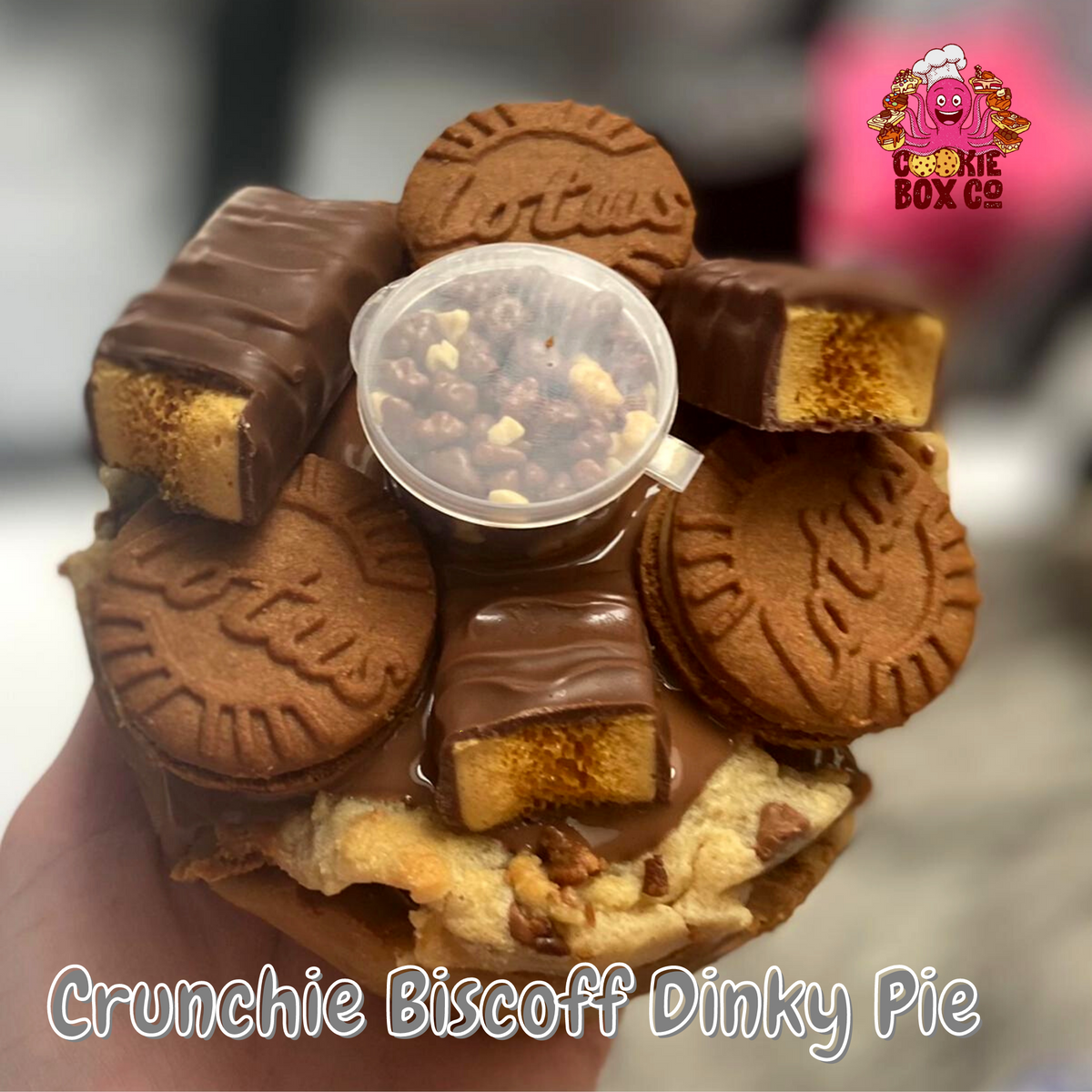 Crunchie Biscoff Dinky Pie – Cookie Box Co